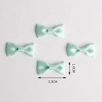 China Mini Ribbon Bow Tie for Garment Decoration MSD Stocked Flat Satin Ribbon Bows Handmade for sale