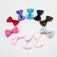 China Mini Ribbon Bow Tie for Garment Decoration MSD Stocked Flat Satin Ribbon Bows Handmade for sale