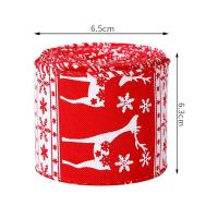 China Christmas Style 2.5 Inch Printed Ribbon for Gift Choose from Our Catalog or Customized for sale