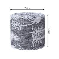 China MSD 63mm 2.5inch Single Face Burlap Wired Ribbon for OEM Customized Christmas Ribbons for sale