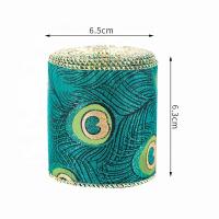 China MSD Wired Edge Ribbons for Crafts Customized Polyester Fabric Christmas Decorative for sale