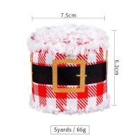 China MSD Ribbon Customized Red Burlap Merry Christmas Printed Ribbon for Christmas Decoration for sale