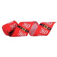 China MSD Ribbon Customized Red Burlap Merry Christmas Printed Ribbon for Christmas Decoration for sale