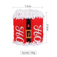 China MSD Ribbon Customized Red Burlap Merry Christmas Printed Ribbon for Christmas Decoration for sale