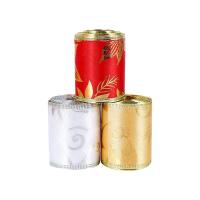 China High Tenacity Golden Wire Edge Satin Ribbon With Gold Christmas Design Gift Decoration for sale