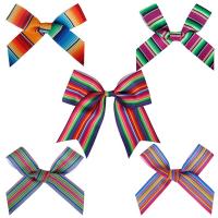 China Colorful Fiesta Ribbon Bows for Customized Gift Wrapping and Mexican-Themed Events for sale