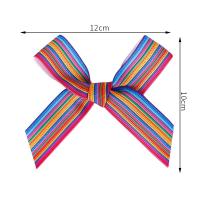 China Colorful Fiesta Ribbon Bows for Customized Gift Wrapping and Mexican-Themed Events for sale