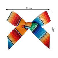 China Colorful Fiesta Ribbon Bows for Customized Gift Wrapping and Mexican-Themed Events for sale