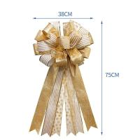 China Christmas Tree Decoration Essential Large Pull Bow for Curtain Knot and Gift Wrapping for sale