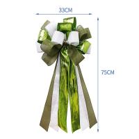 China 33cm*75cm Chinese Red Wired Christmas Bow for Wedding Decoration in Traditional Style for sale