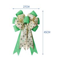 China 33cm*75cm Chinese Red Wired Christmas Bow for Wedding Decoration in Traditional Style for sale