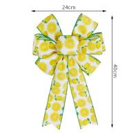 China Summer Spring Burlap Ribbon Bow for Holiday Decoration and Custom Made DIY Projects for sale