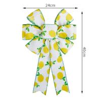 China Summer Spring Burlap Ribbon Bow for Holiday Decoration and Custom Made DIY Projects for sale