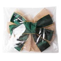 China Customized Pull Bow Handmade Double Wired Christmas Ribbon Bow for Decoration for sale