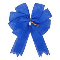 China Christmas Tree Top Occasion Spring Summer Wreath Bow Jumbo Burlap Decoration Ribbon Bows for sale