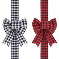 China Large Kitchen Ribbon Bow Decor Xmas Party Cabinet Bows for Christmas Door Decoration for sale