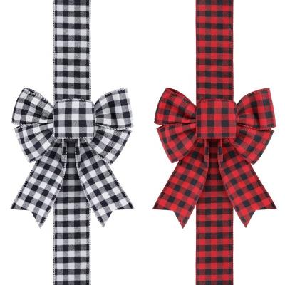 China Large Kitchen Ribbon Bow Decor Xmas Party Cabinet Bows for Christmas Door Decoration for sale