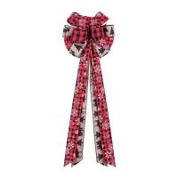 China Ribbon Bow Style Pull Bow for Holiday DIY Decoration Made Jumbo Christmas Bows in Red for sale