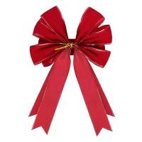 China Customized Red Velvet Bows for Christmas Tree 28cm*45cm or Like Picture for sale