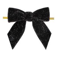 China Hot sale  velvet Ribbon bow  Material Self Adhesive Gift Box Bows for Customized Decoration for sale