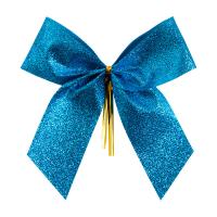 China Glitter Ribbon bow for party, Self Adhesive Gift Box Bows for christmas decoration for sale