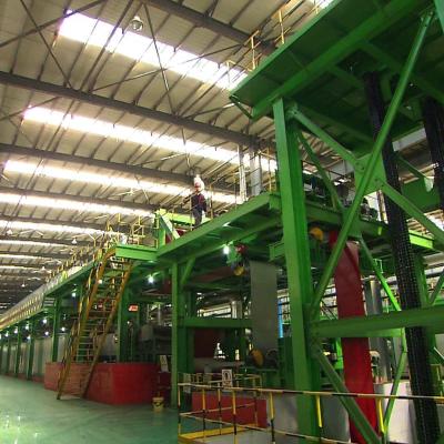 China Coil Steel Color Coating Machine Plant 500mm-1250mm 1.0-2.5mm for sale