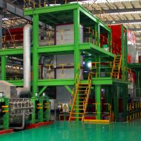 China Carbon Steel Color Coating Line For Flat Steel Metal 150000 T/Y for sale