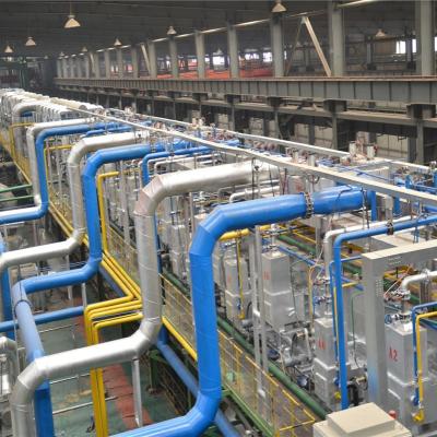 China 0.3mm-2.5mm Continuous Hot Dip Galvanizing Line Equipment For Steel Company for sale