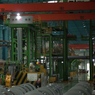 China 650mm-1250mm Cgl Continuous Galvanizing Line With Furnace And Electric Equipments for sale