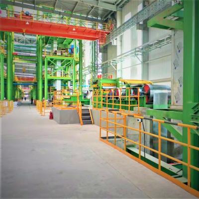 China Steel Continuous Galvanizing Line Equipment Hot Dip Galvalume 600-1250mm for sale