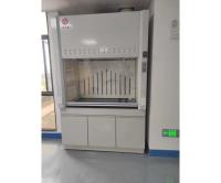 China Gray White Colour Lab Fume Hood With Ducted Ventilation System for sale