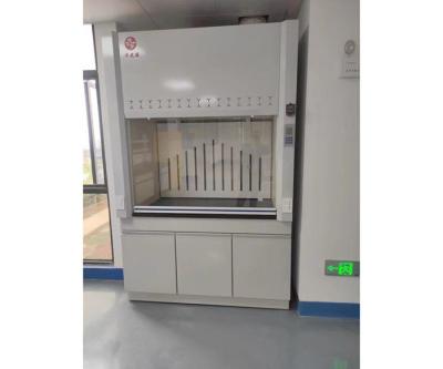 China Gray White Colour Lab Fume Hood With Ducted Ventilation System for sale