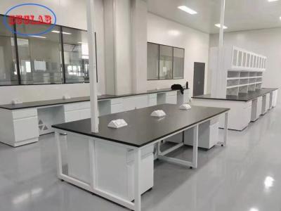 China H Frame Type Lab Island Tables With Mobile Cabinet In Laboratory Furniture for sale