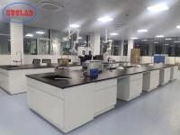 China Lab Island Bench With Reagent Shelves In Research And Development Center for sale
