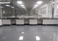 China Steel And Wood School Science Laboratory Furniture Black Marble Countertop Type for sale