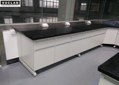 China Black Marble Countertop Modular Lab Furniture In High Temperature Laboratory for sale