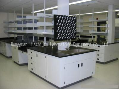 China Biology Laboratory Working Table , Lab Desk Furniture High Strength Steel Frame for sale