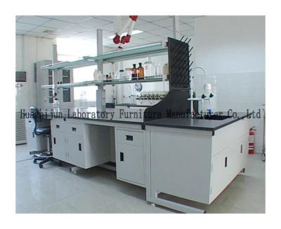 China Steel Structure Lab Tables With Drawers , Electronics Lab Furniture Compact Size for sale