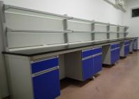 China Customized Size Lab Bench Furniture Heat Resistant With Anti Corrosion Handles for sale