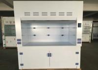 China PP Structure Science Lab Fume Hood Workstation PVC Board Window 8 - 10mm Cabinet Door for sale