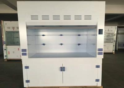 China PP Structure Science Lab Fume Hood Workstation PVC Board Window 8 - 10mm Cabinet Door for sale