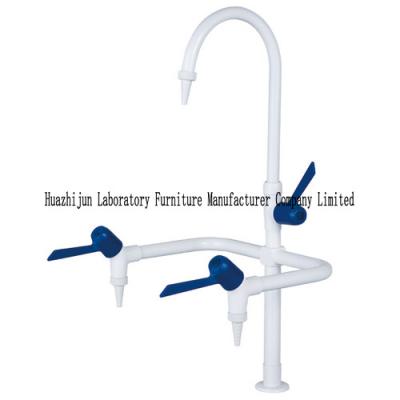 China Chemical Resistant Laboratory Fittings Water Faucet Solid Brass Material for sale