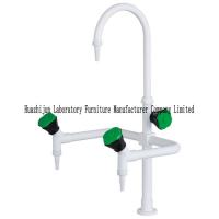 China Flexible Gooseneck Laboratory Fittings Faucets Detachable Brass Serrated Nozzle for sale