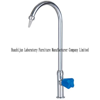 China Light White Laboratory Accessories Faucet Thick Copper Water Tap PP Knob for sale