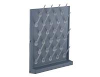 China Science Lab Equipment Laboratory Pegboard Drying Rack Single Face PP Drip Shelf for sale