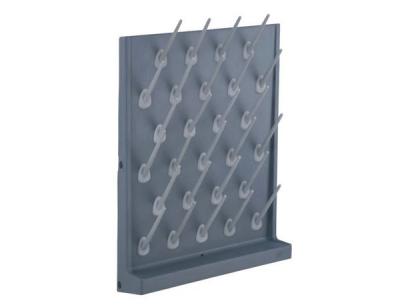 China Science Lab Equipment Laboratory Pegboard Drying Rack Single Face PP Drip Shelf for sale
