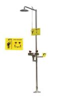 China High Safety Laboratory Fittings Stainless Steel Emergency Eyewash Shower for sale