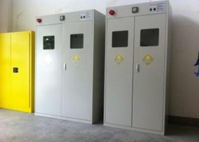 China Auto Alarm Lab Storage Cabinets Epoxy Coating Safety Furniture 1.2mm Thickness for sale