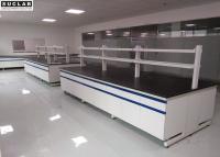 China White Chemistry Lab Furniture Phenol Formaldehyde Resin Bench With PP Cabinet for sale