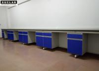 China Adjustable Foot Modular Lab Furniture 16mm MFC Board Steel - Wood Casework for sale